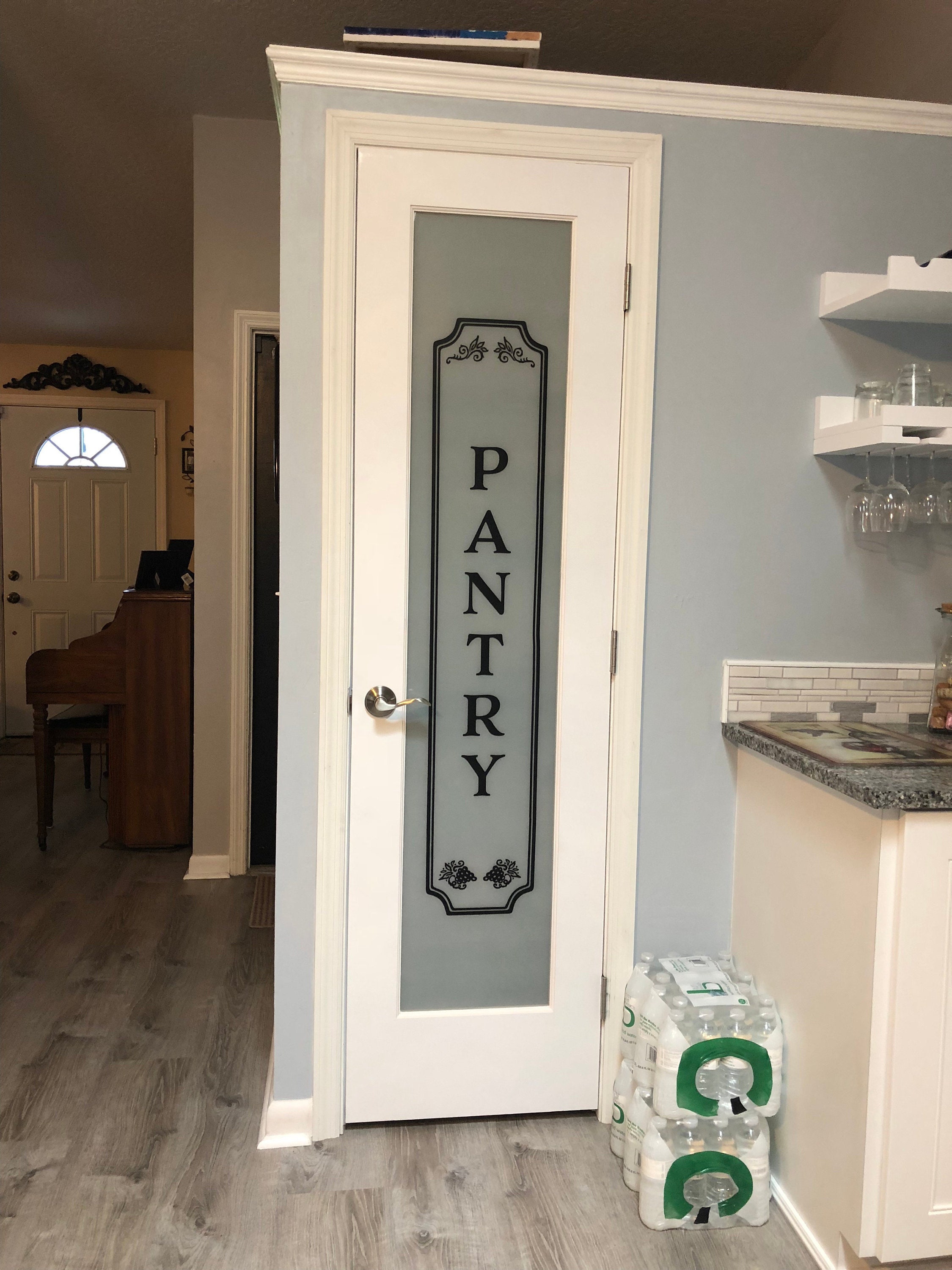 Pantry Vinyl Decal Kitchen Decal Glass Door Decal Vinyl | Etsy