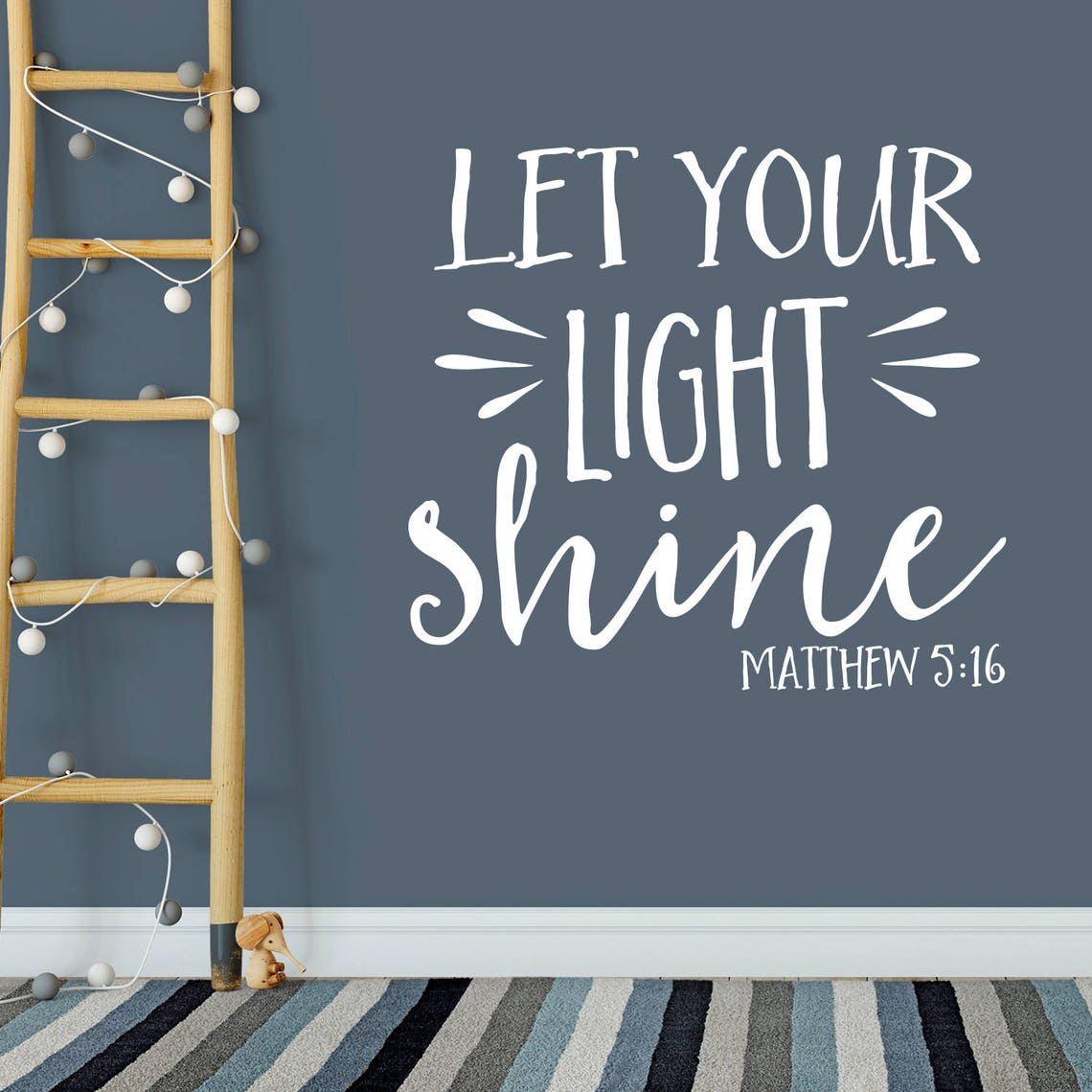 Matthew 5:16 Let Your Light Shine, Youth Room, Church Decor, Sunday ...