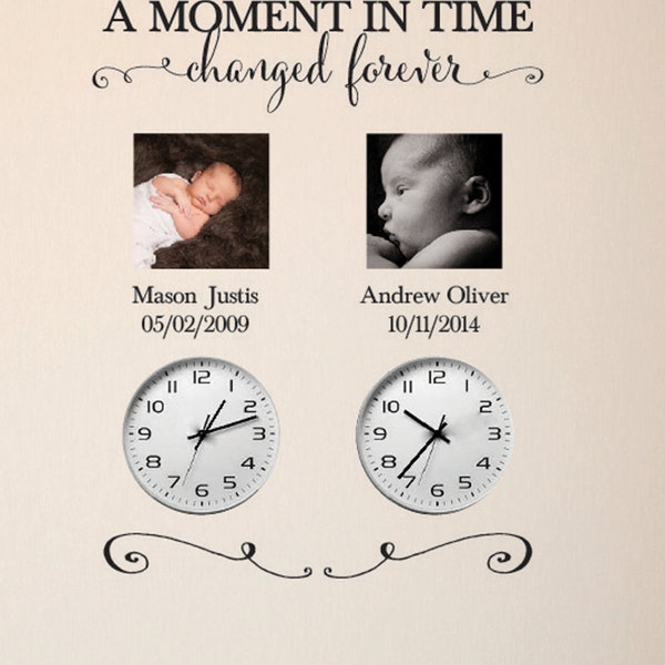 In These Moments Time Stood Still Wall Decal - Etsy