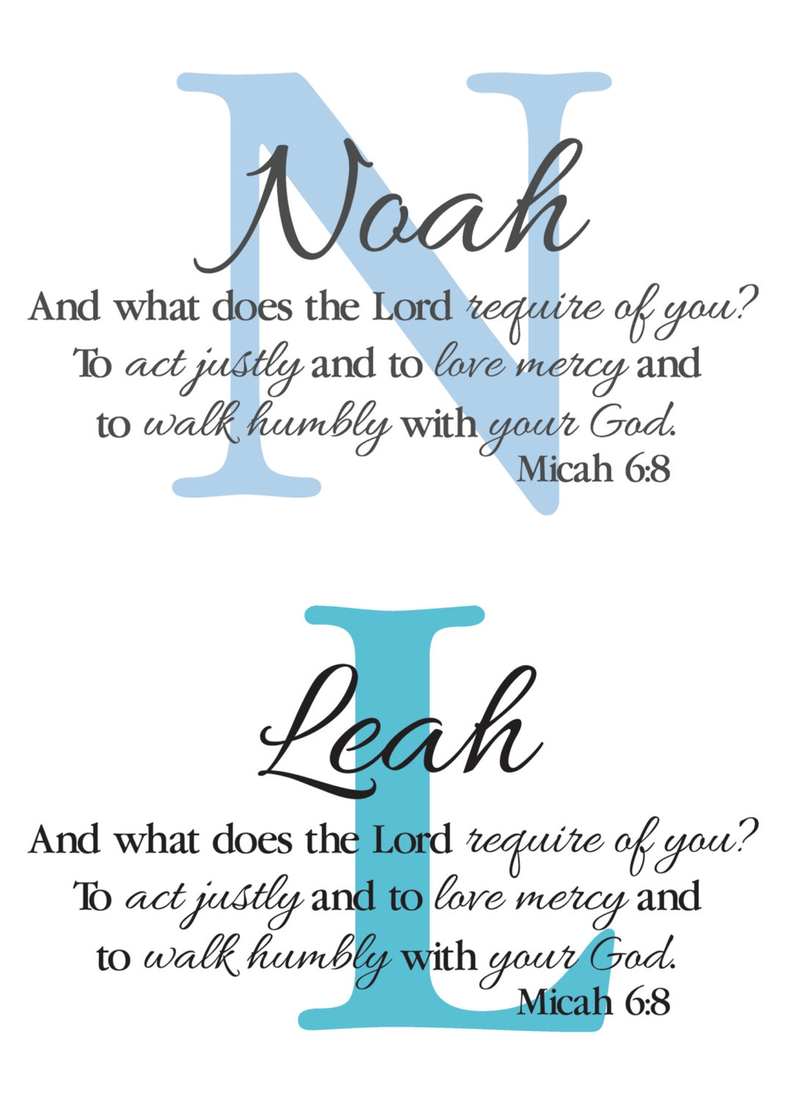 Micah 6:8 Vinyl Wall Words Scripture Bible Verse Vinyl Act - Etsy