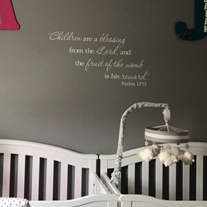 Psalm 127:3 Children Are a Gift From the Lord and the Fruit of the Womb ...