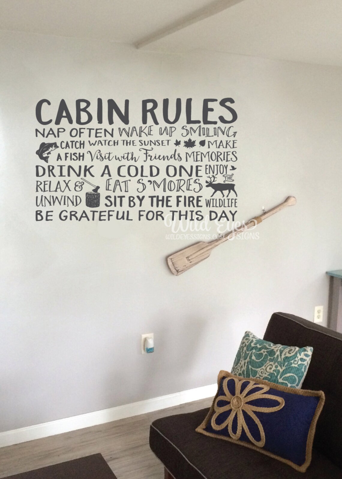Cabin Rules Cabin Rules Sign Cottage Beach House Lake - Etsy Canada