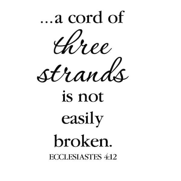 Cord of 3 Strands - Etsy