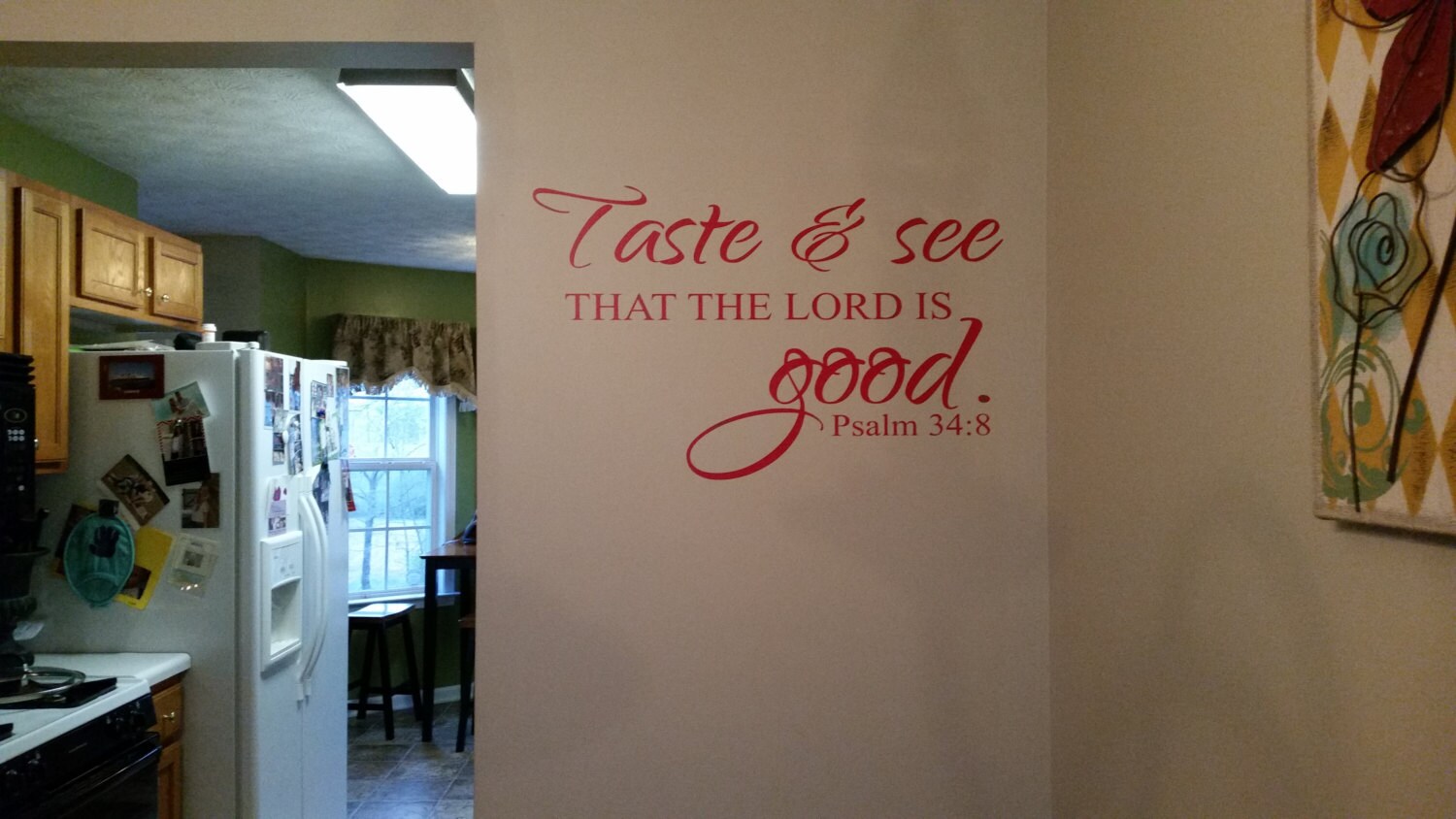 Psalm 34:8 Taste and See That the Lord is Good Kitchen - Etsy