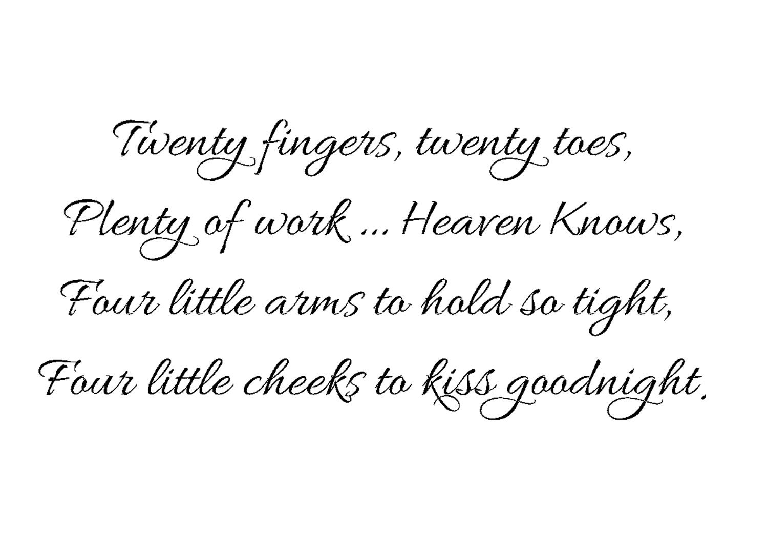 Fingers And Toes Poem