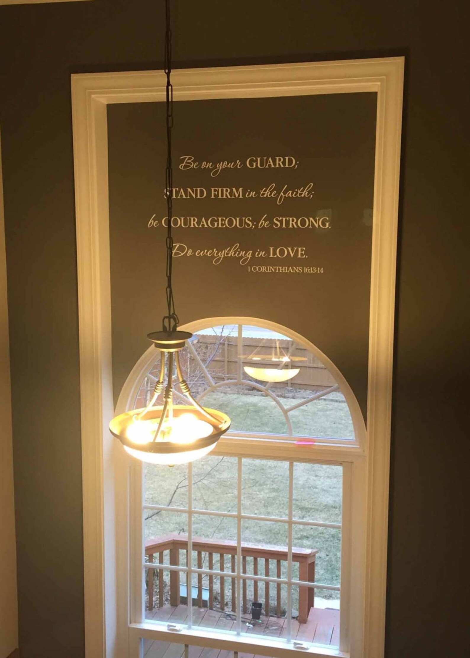 Be on Your Guard Stand Firm in the Faith Be Courageous Be Strong Do ...
