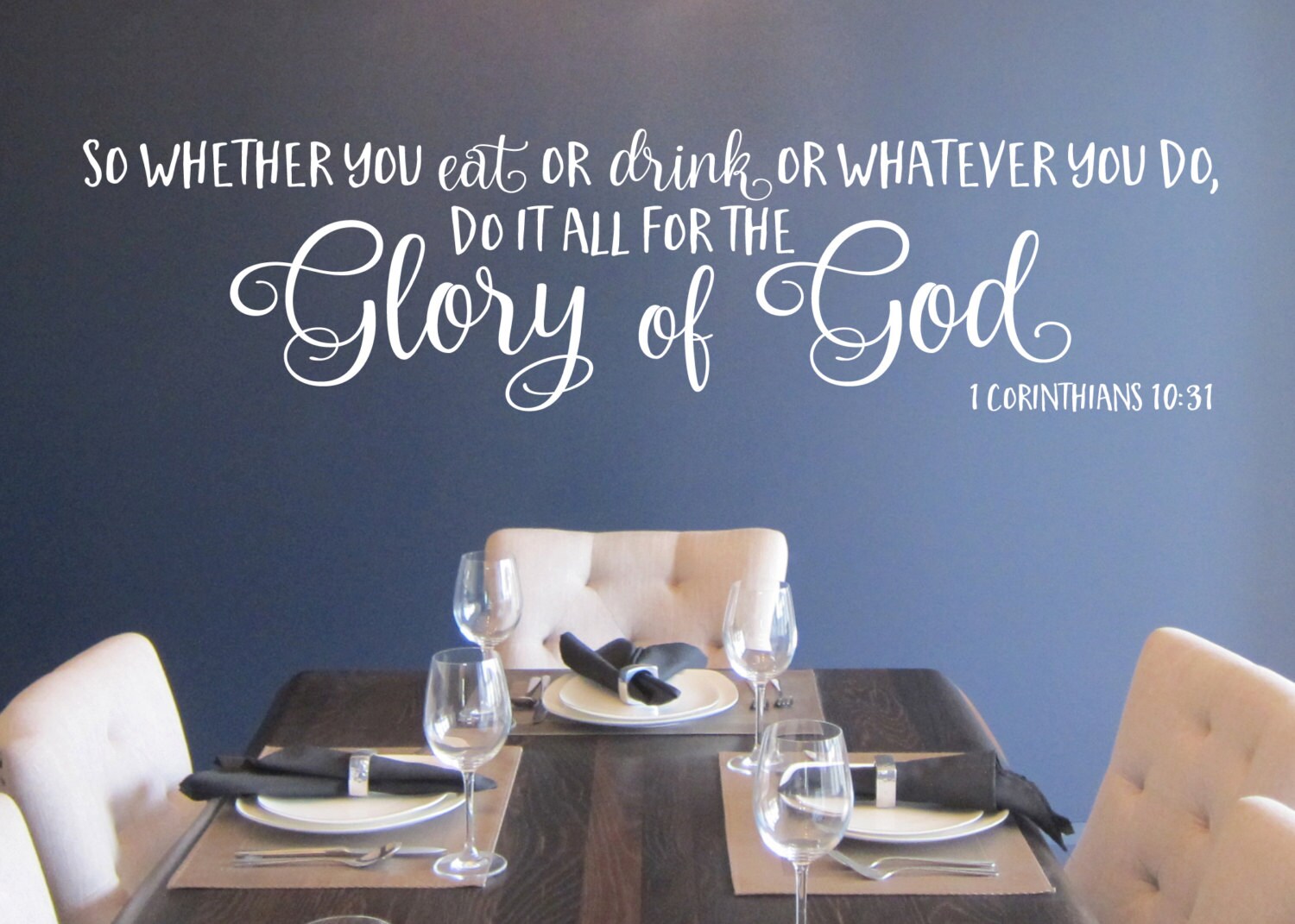 Do It All for the Glory of God, 1 Corinthians 10:31, Kitchen, Church ...