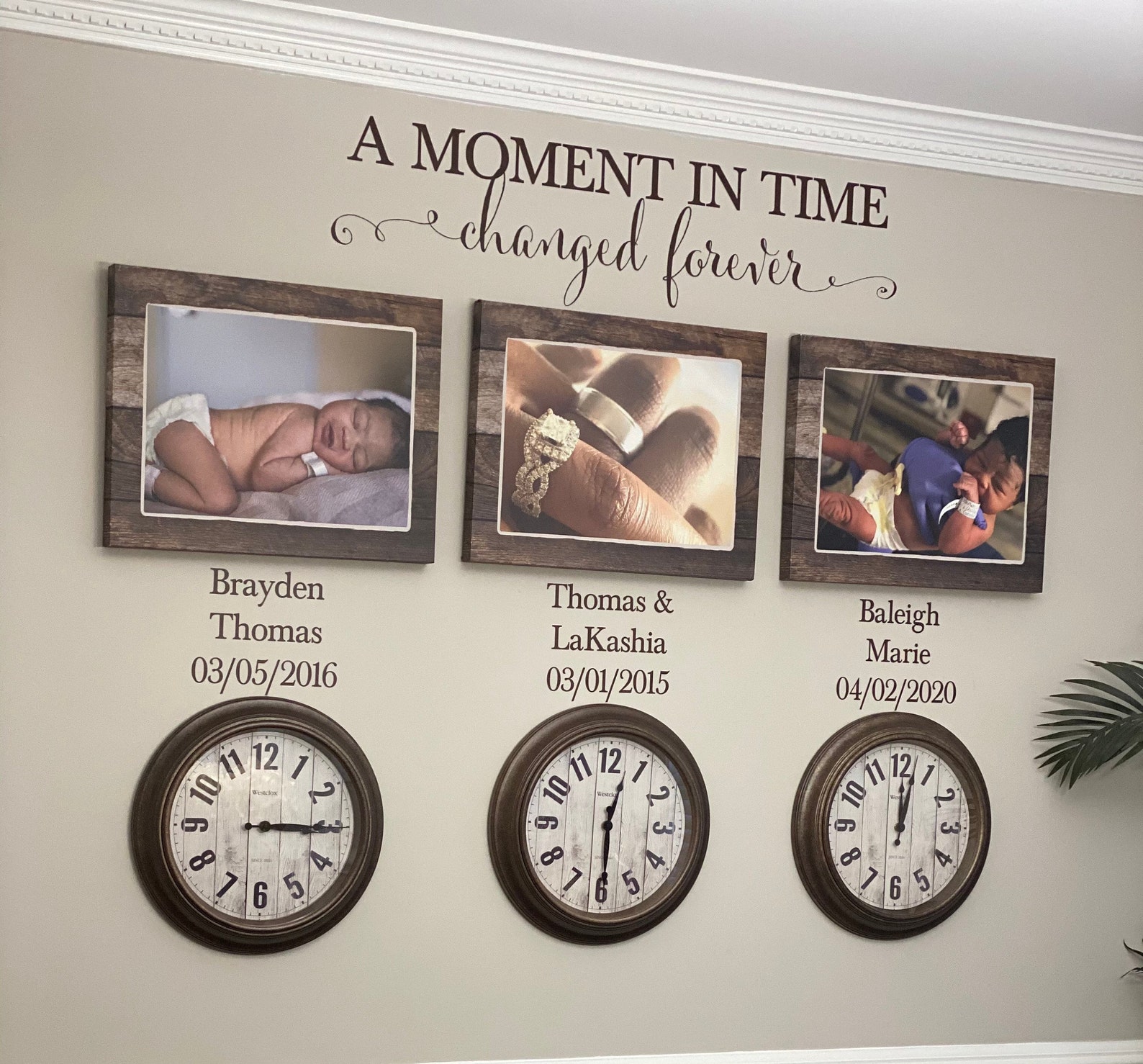 A Moment in Time Changed Forever Photo Picture Wall Vinyl Wall - Etsy