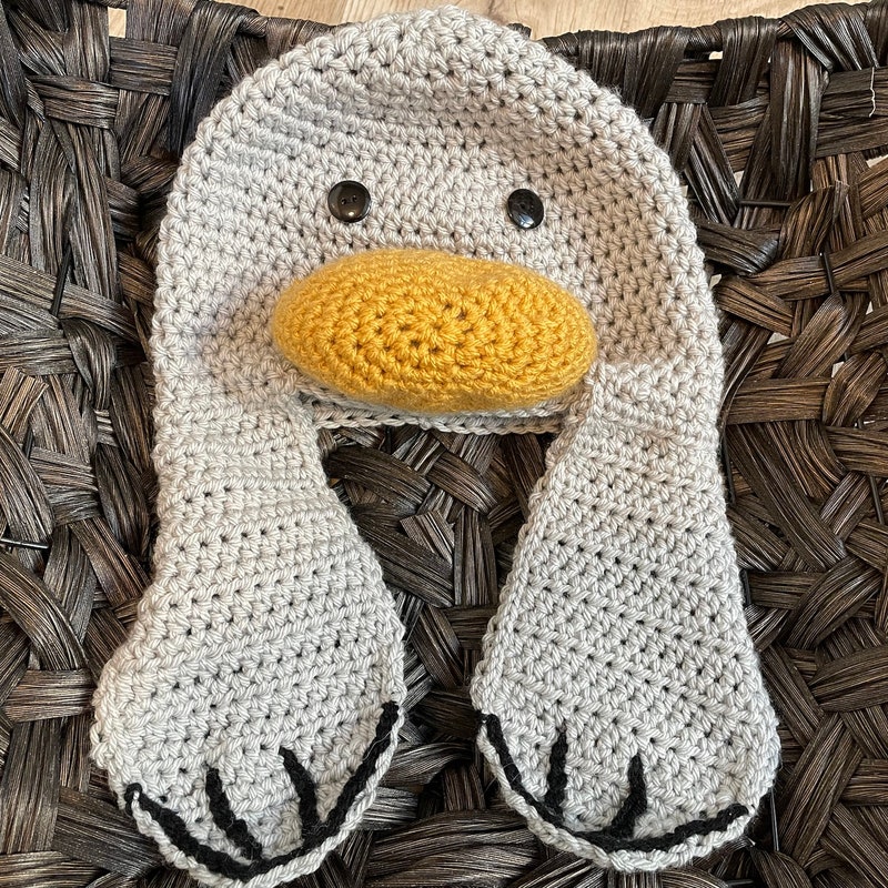 Crochet Duck Hat - Etsy