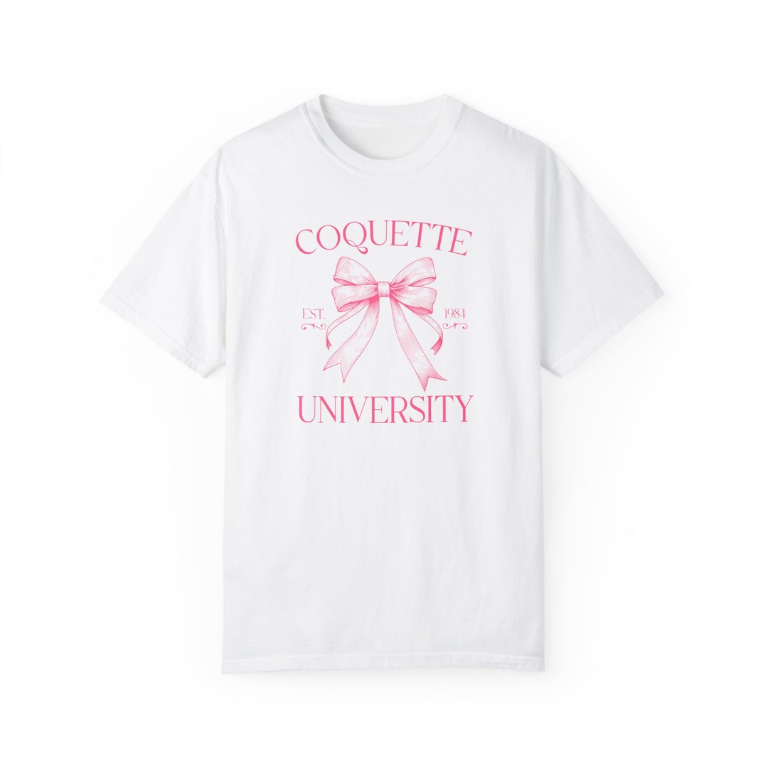 Coquette University Coquette Shirt Gift for Girls Gift Ideas Simple ...
