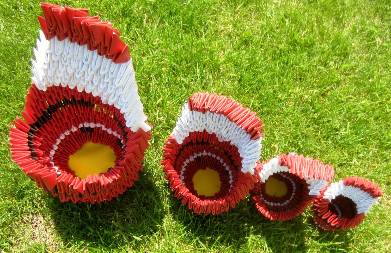 3D Origami Matryoshka Santa Set - Etsy