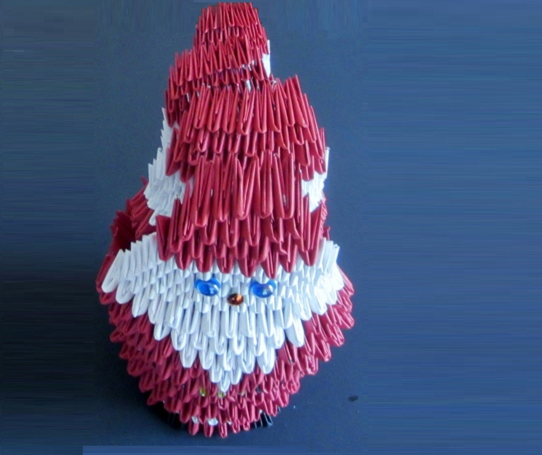 3D Origami Matryoshka Santa Set - Etsy