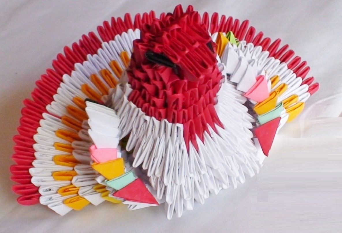 3D Origami Turkey - Etsy