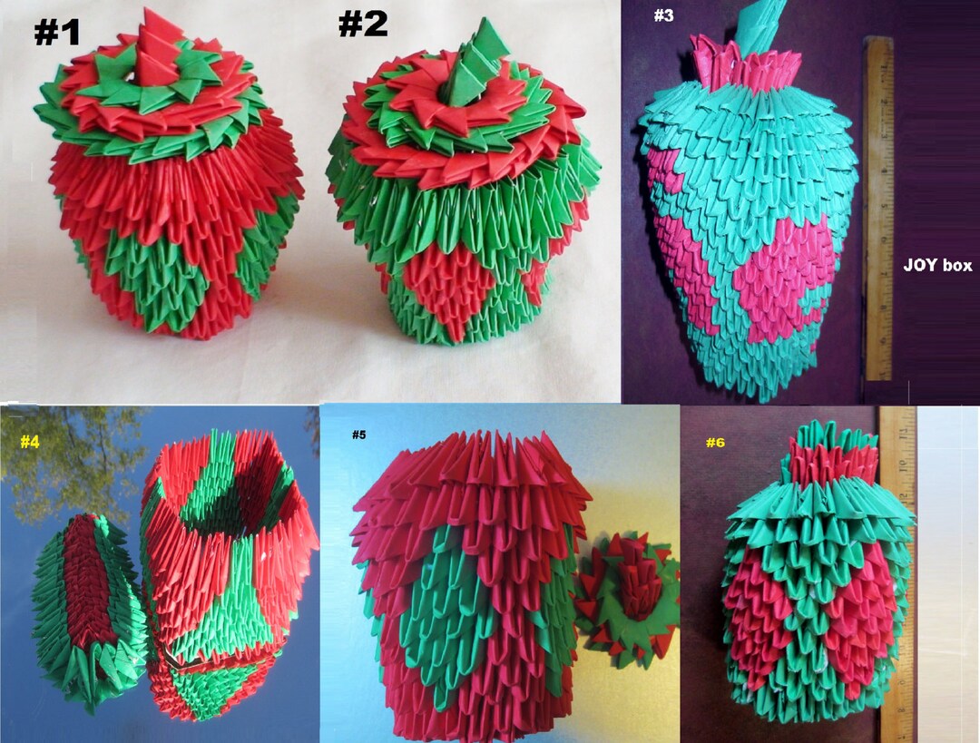 3D Origami Christmas Gift Box - Etsy