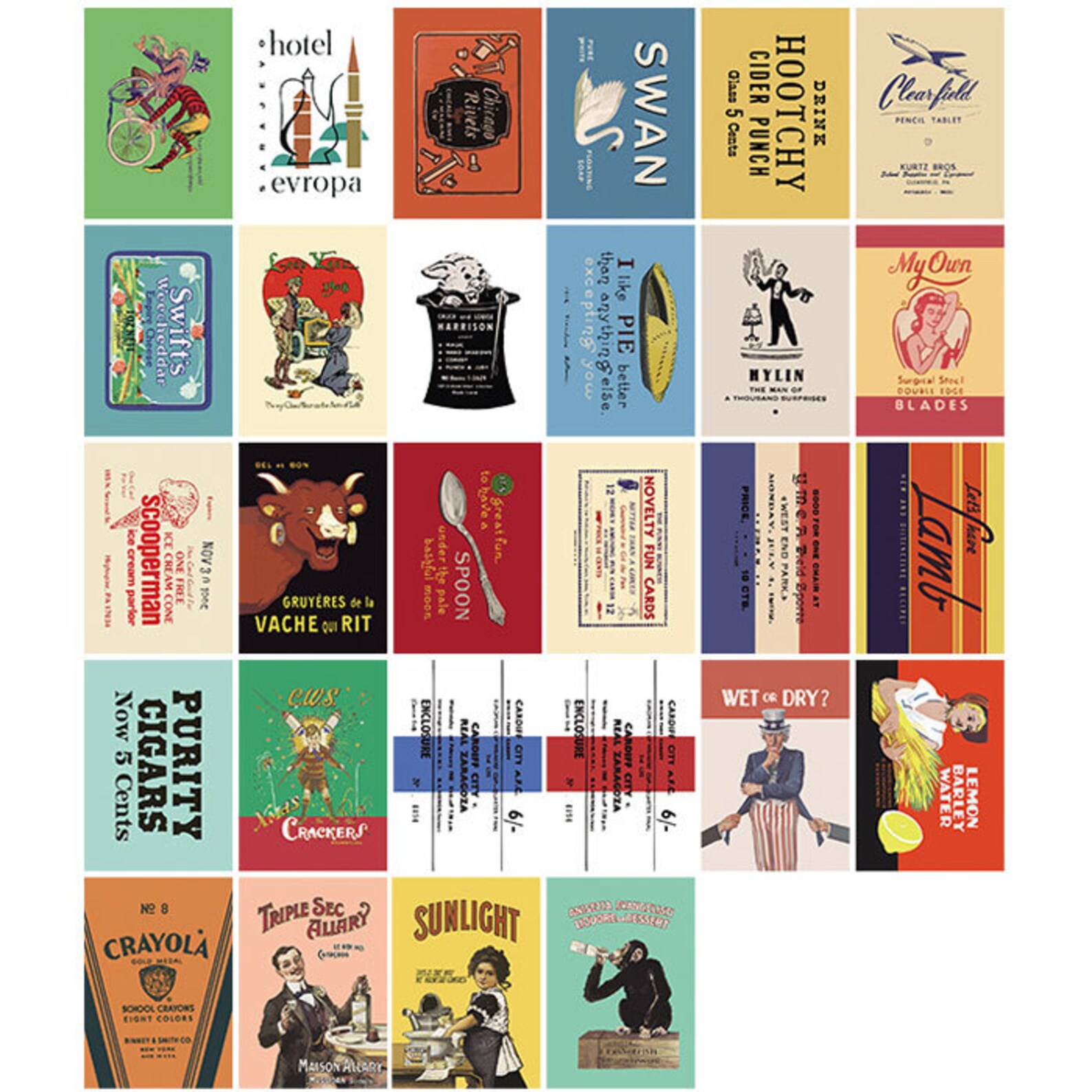 Vintage Romantic Vintage Label Sticker Set Paper Craft - Etsy