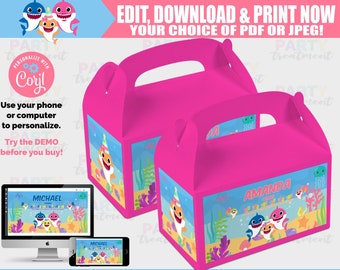 Baby shark party | Etsy