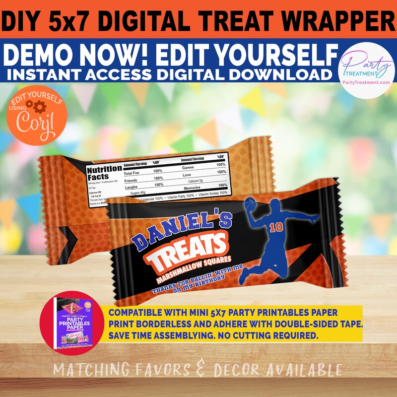Candy Wrapper Basketball - Etsy
