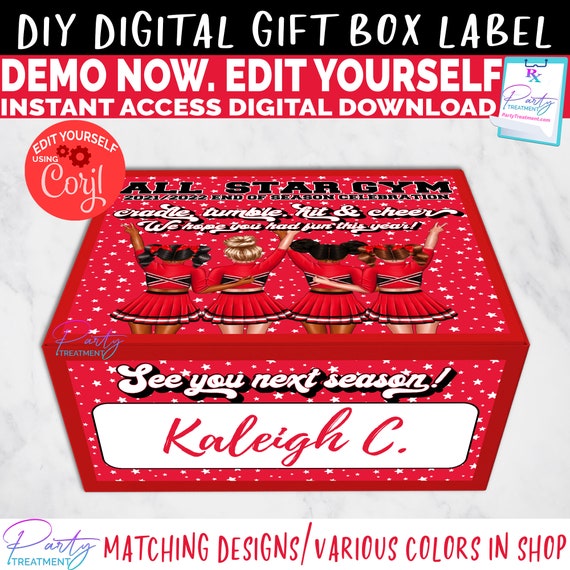 Cheerleading Party Favors