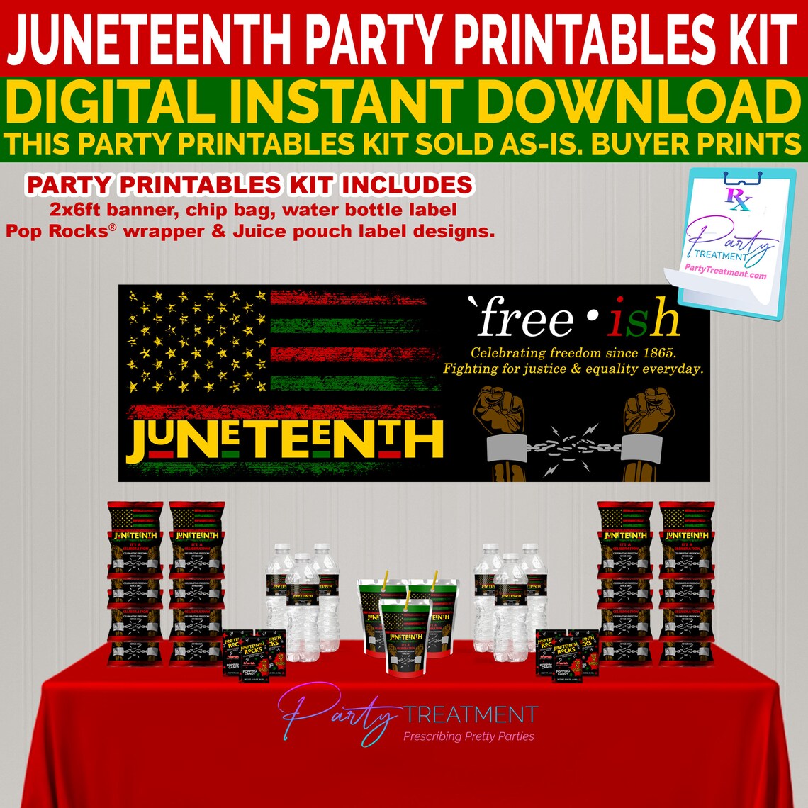 Juneteenth Party Decorations Juneteenth Decor Juneteenth - Etsy