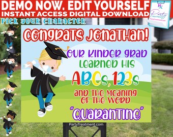 Pre K Graduation Yard Sign - Etsy