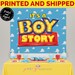 Boy Story Books for Baby Insert Card Books for Baby Set Boy - Etsy
