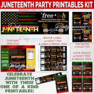 Juneteenth Party Decorations, Juneteenth Decor, Juneteenth Party ...