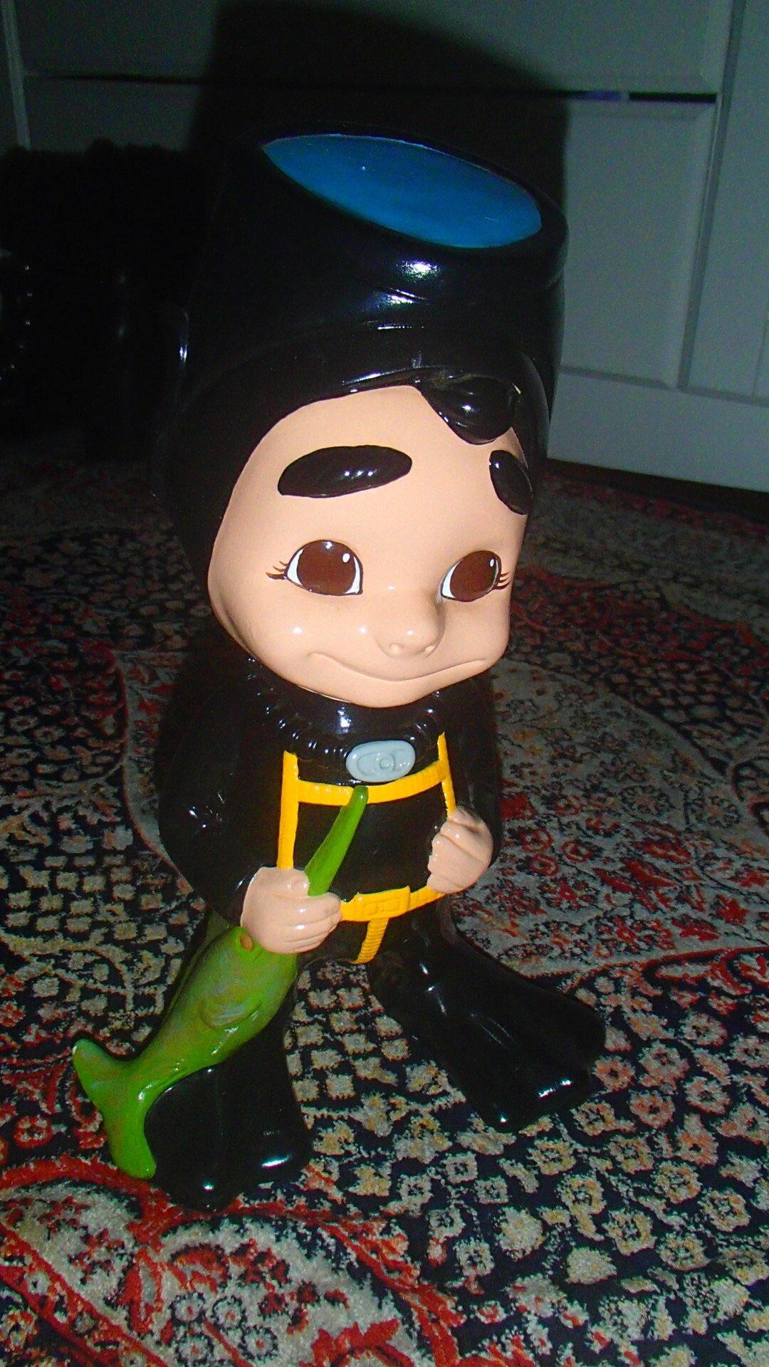 Vintage Smiley Scuba Diver 90s Seapunk Aesthetic Ceramic Big - Etsy