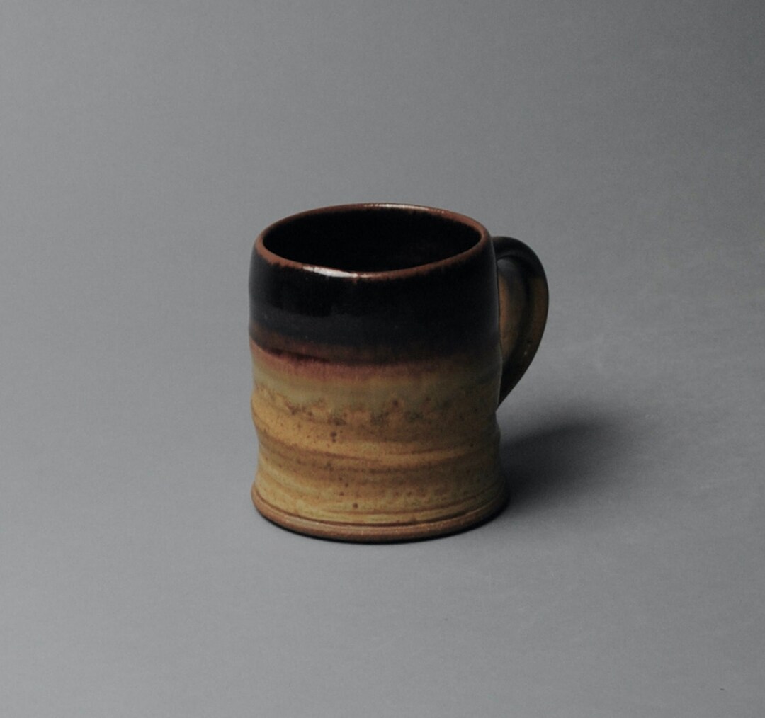 Clay Coffee Mug Taffy and Temmoku U 71 - Etsy