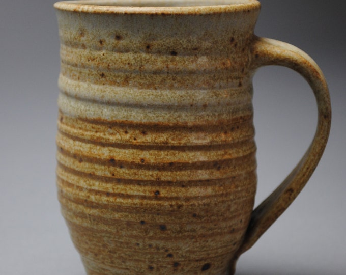 Stoneware Coffee Mug Taffy and Cream M6 - Etsy