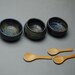 Condiment Serving Set With Wood Spoons V 50 - Etsy