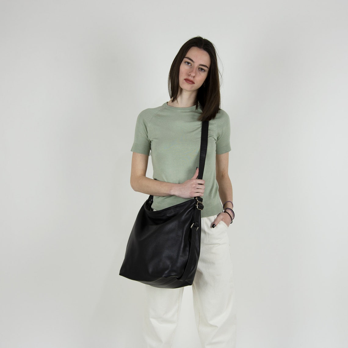 Black Convertible Backpack Purse - Convertible Crossbody Shoulder Bag ...