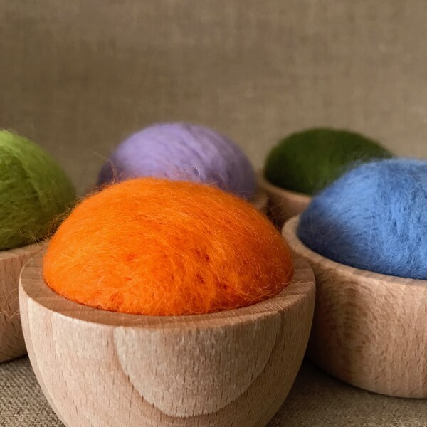 Needle Felted Pin Cushions - Etsy UK