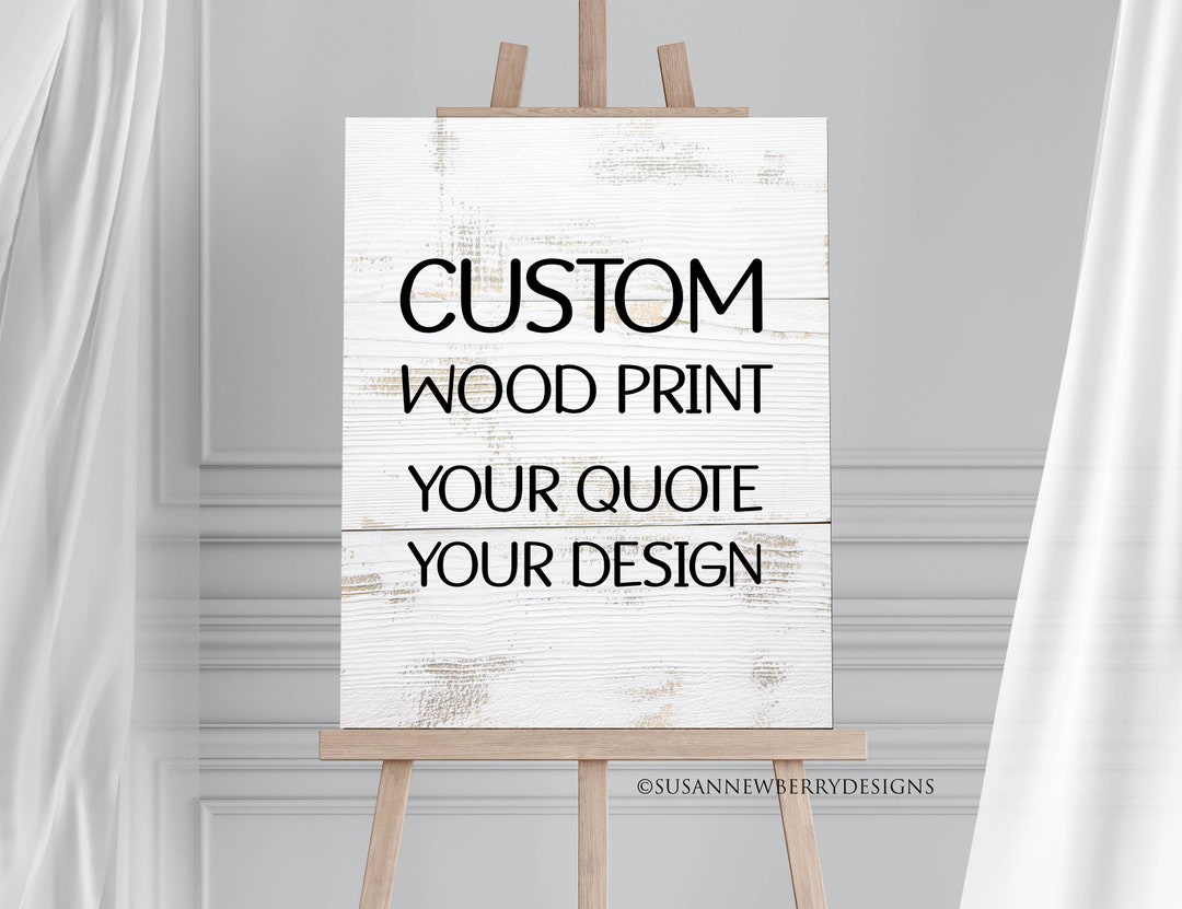 Custom Quote Birch Wood Wall Decor Create Your Own Custom Wall Hanging ...