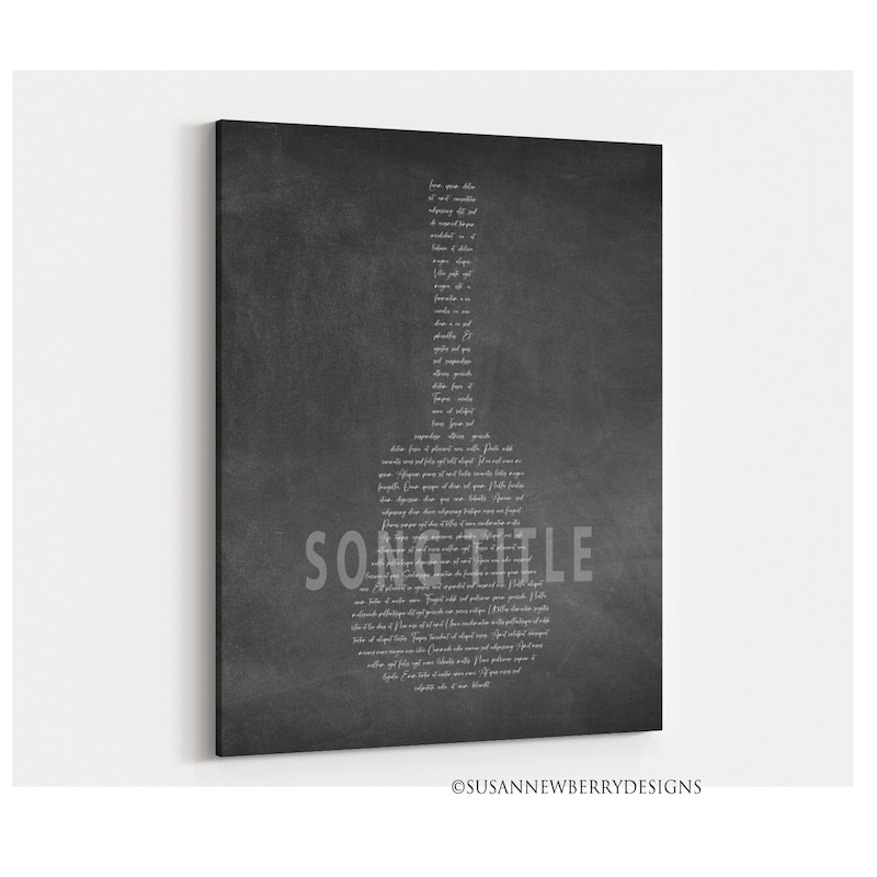 Song Lyrics Wall Art - Etsy