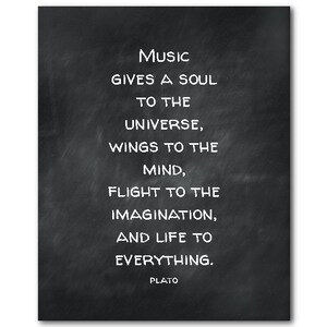 Music Gives a Soul to the Universe, Wings .. Mind, Flight ...