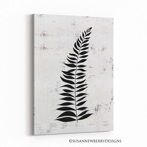 Botanical Fern Trio Wall Decor Set of Three CANVASES | Etsy