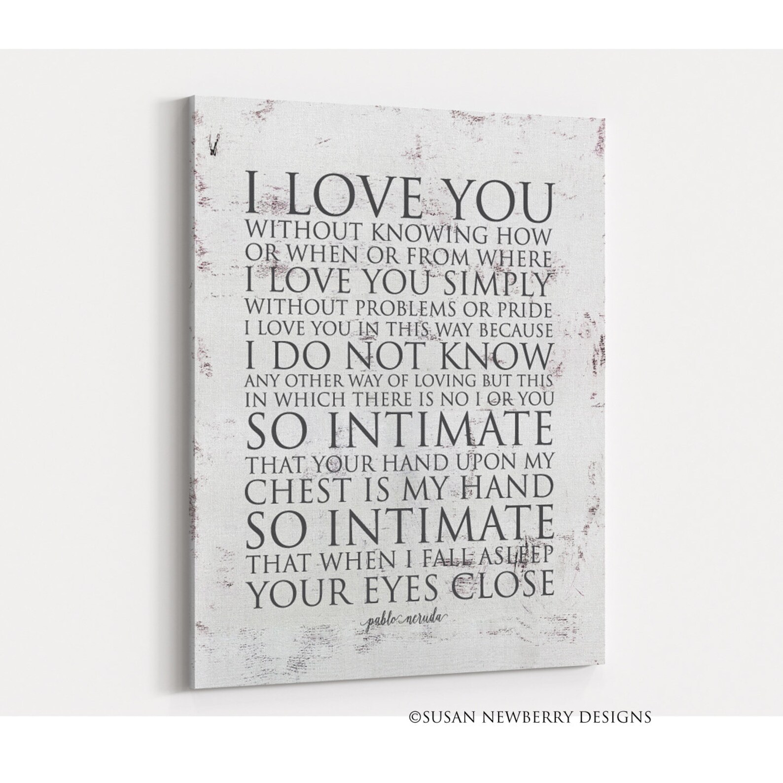 I Love You Without Knowing - Pablo Neruda 100 Love Sonnets - Poetry ...