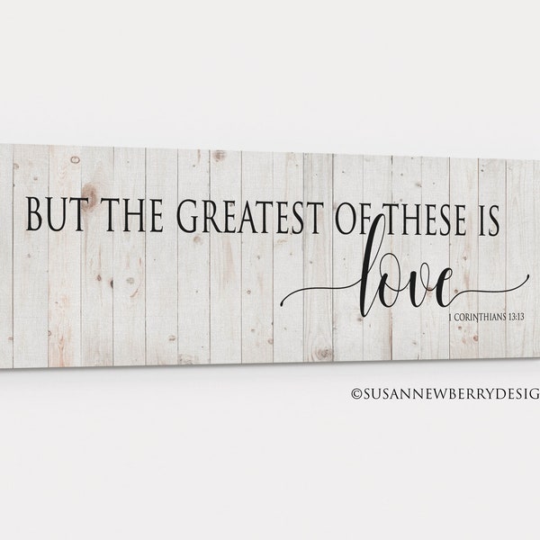 The Greatest is Love - Etsy
