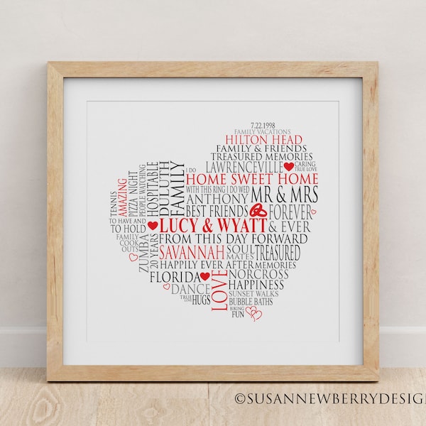 Heart Typography - Etsy