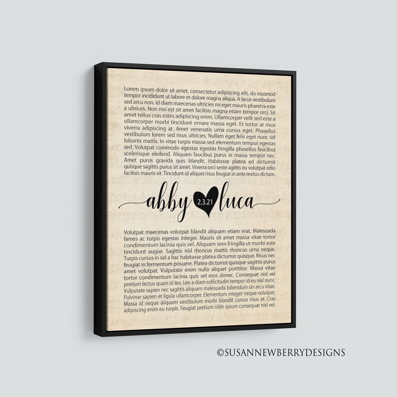 Custom Wedding or Anniversary Gift Your Wedding Vows Song - Etsy