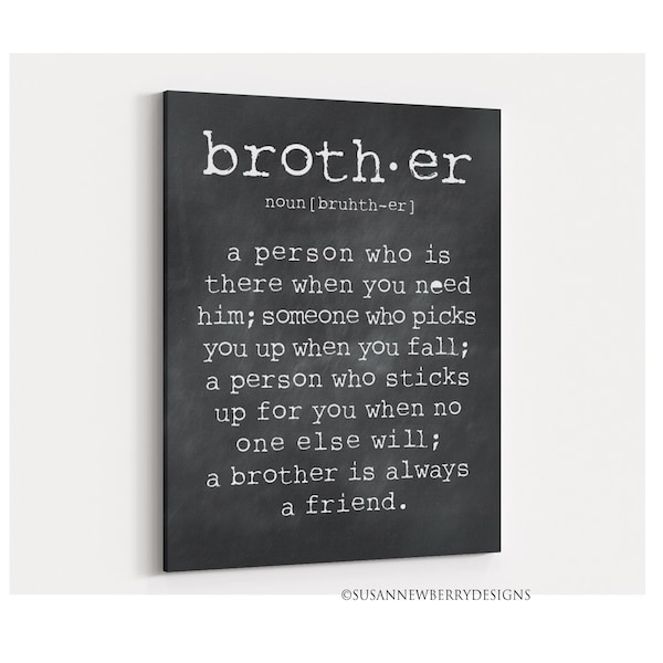 Brother Quote - Etsy