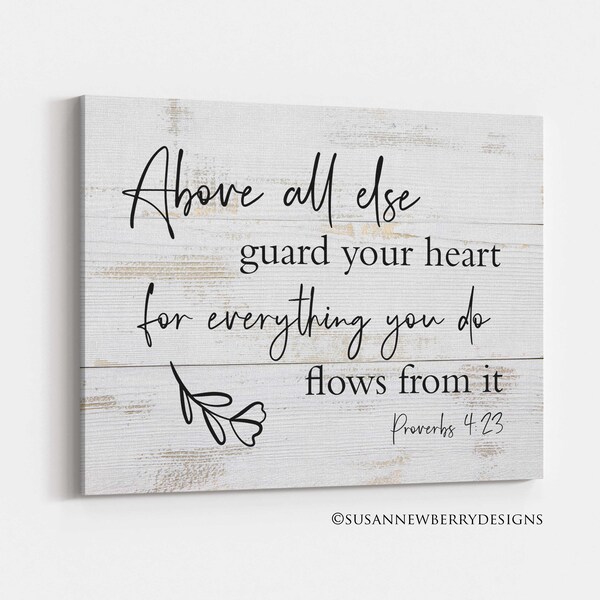 Guard Your Heart - Etsy