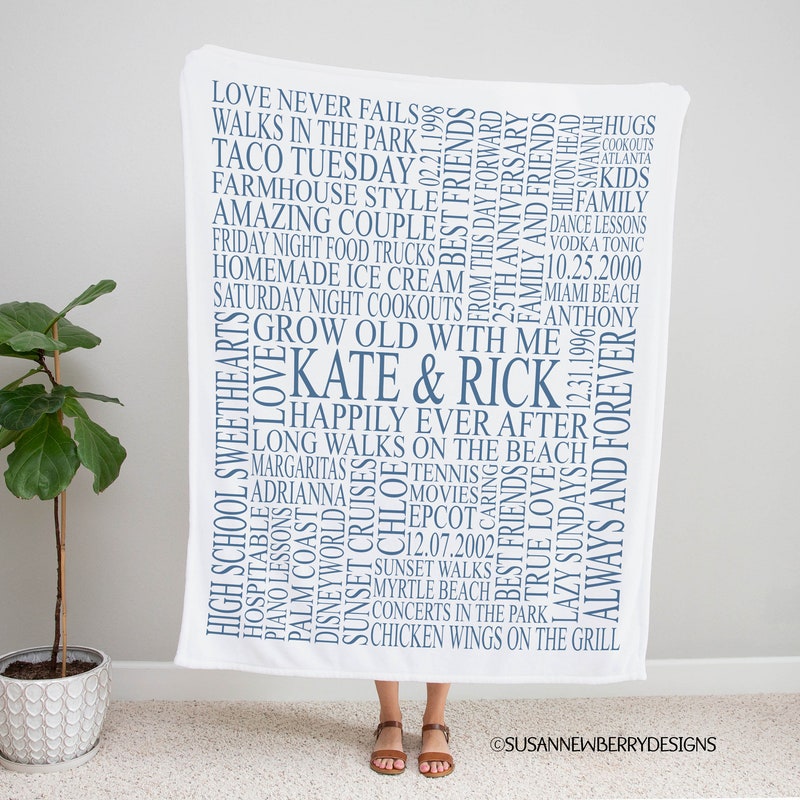 Custom Blanket Sayings - Etsy