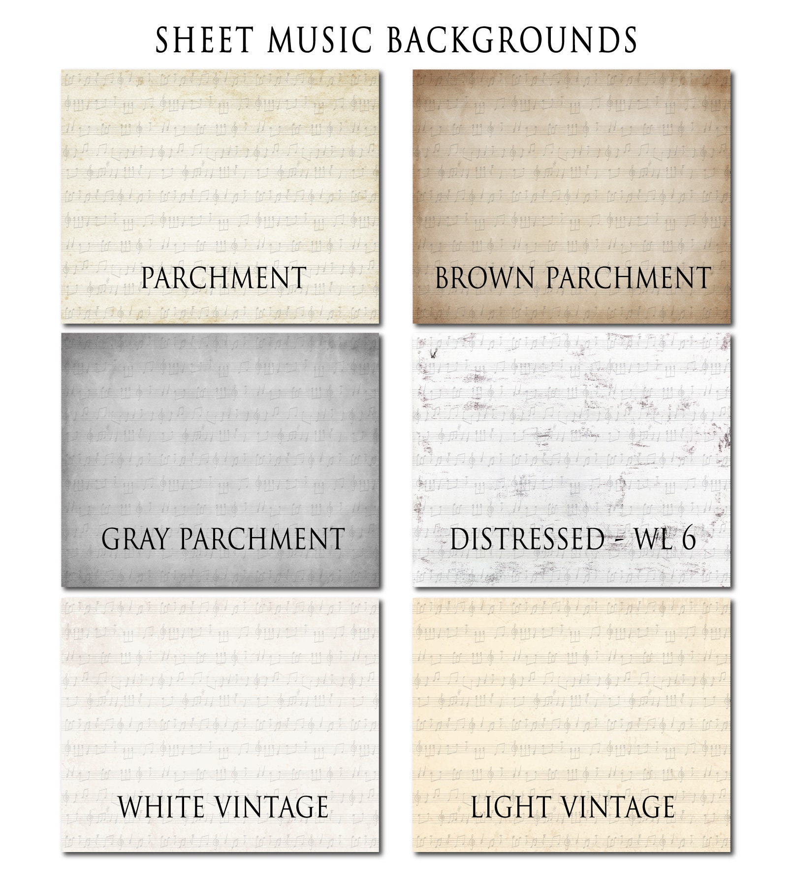 Any Song Lyrics PRINT OR CANVAS for Couple on Parchment Music Paper ...