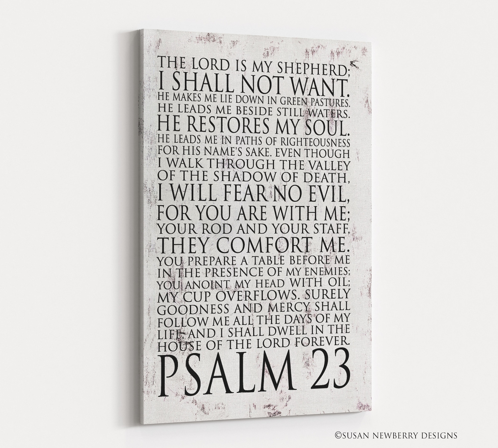 Psalm 23 the Lord is My Shepherd I Shall Not Want From the 23rd Psalm ...