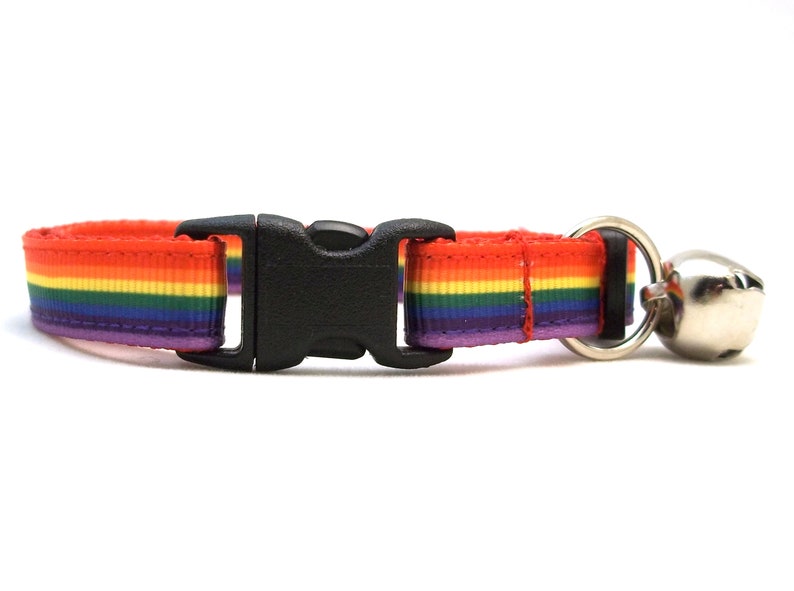 The Rainbow Breakaway Cat Collar - Etsy