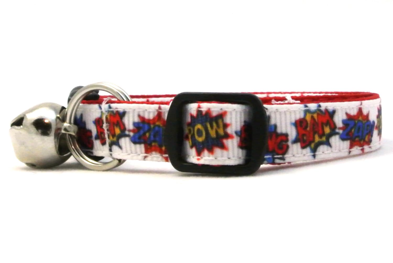 The Super Hero Breakaway Cat Collar - Etsy