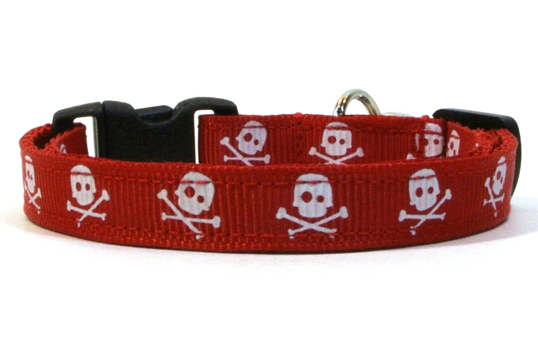 The Skull & Crossbone Breakaway Cat Collar - Etsy