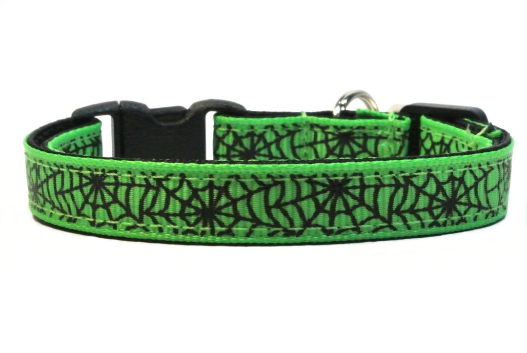 The Spiderweb Halloween Breakaway Cat Collar - Etsy