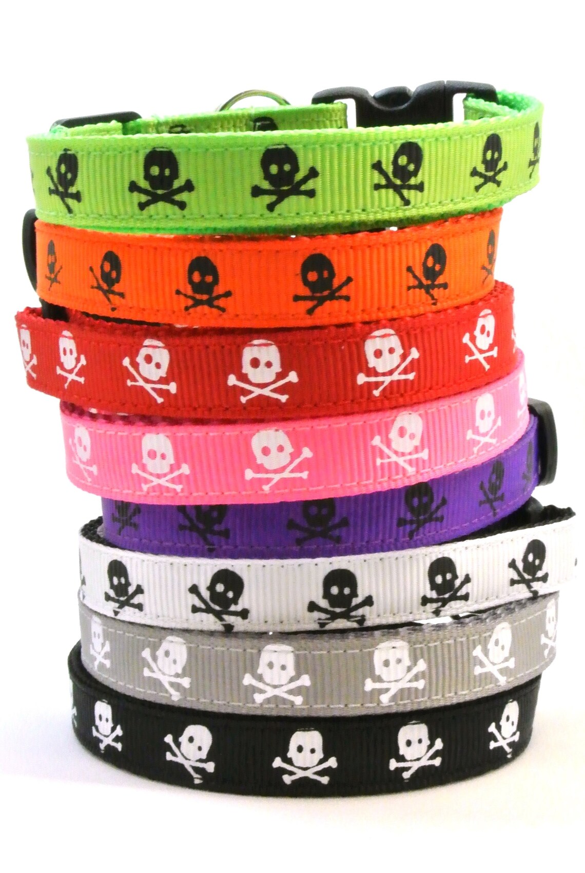 The Skull & Crossbone Breakaway Cat Collar - Etsy